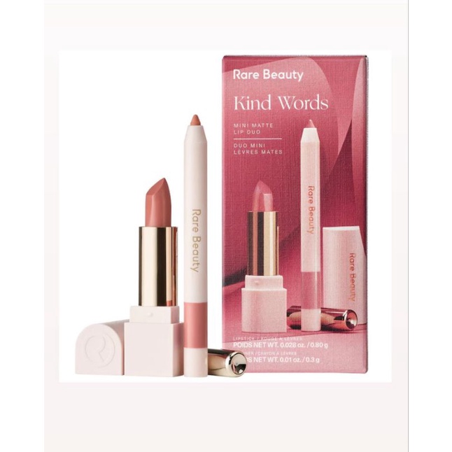 Jual Rare beauty mini matte lip duo holiday collection 2022 | Shopee ...