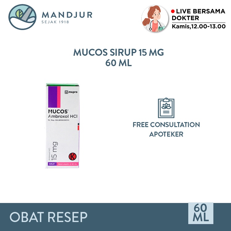 Jual Mucos Sirup 60 ml | Shopee Indonesia