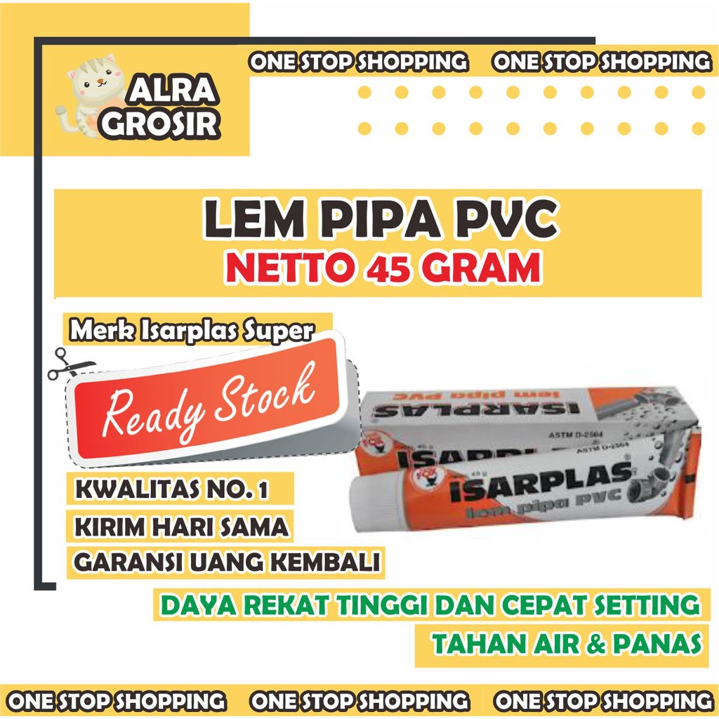 Jual LEM FOX ISARPLAS SUPER PVC TUBE / ODOL 45 GRAM LEM PIPA PRALON ISARPLAS SUPER PVC TUBE ...