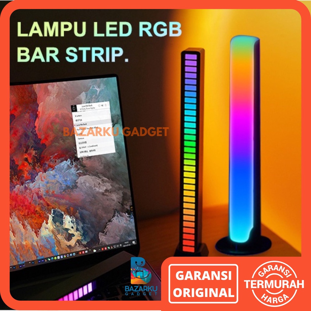 Jual Lampu RGB Strip RGB Bar Strip Audio Indicator RGB Lampu LED Musik RGB Lampu Audio Spectrum ...