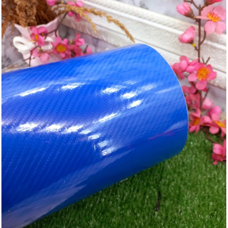 Jual Sticker Skotlet Carbon/ Stiker Karbon Biru | Shopee Indonesia