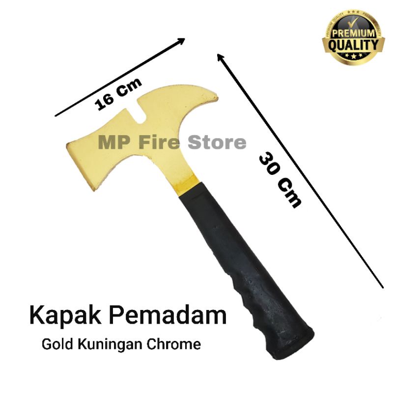 Jual KAPAK KAMPAK PEMADAM KEBAKARAN DAMKAR FIRE AXE HYDRANT GOLD ...