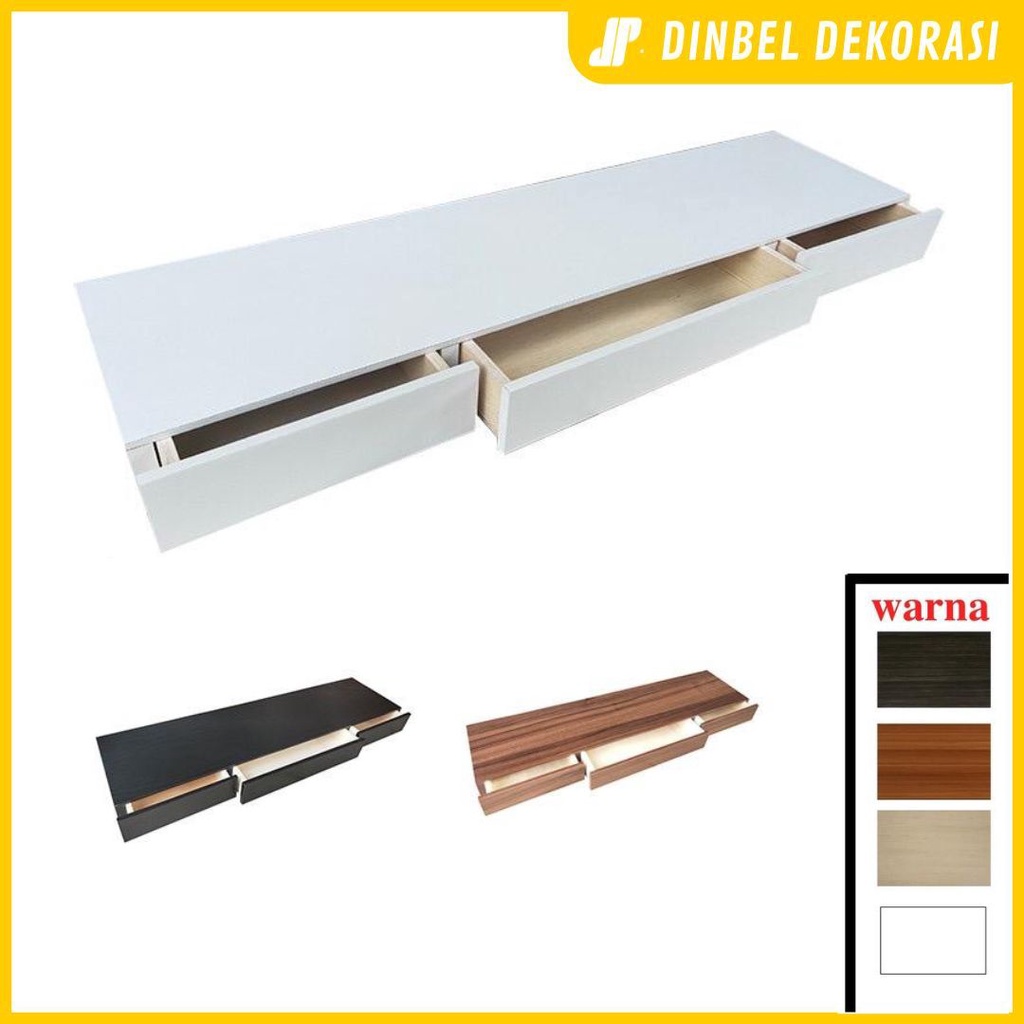 Jual RAK DINDING AMBALAN LACI MINIMALIS 3 PINTU MELAYANG AMBALAN TV ...