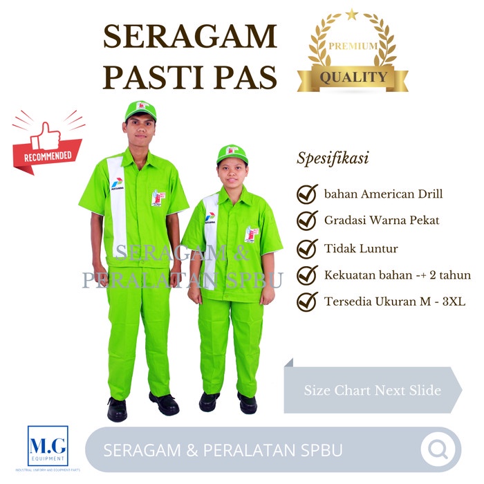 Jual Seragam Driver Seragam Kerja Pertamina Staf Office Boy + Topi Baju ...