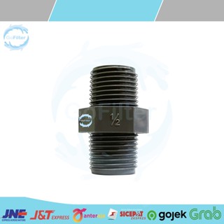 Jual DOUBLE NEPPLE DRAT LUAR 1/2 INCH 3/4 INCH / NIPPLE PVC RUCIKA | Shopee Indonesia