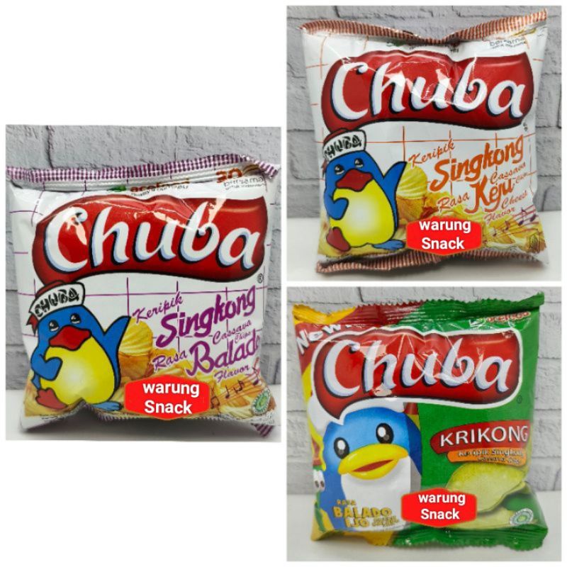 Jual Chuba keripik singkong ( 1 pack isi 20 pcs ) | Shopee Indonesia