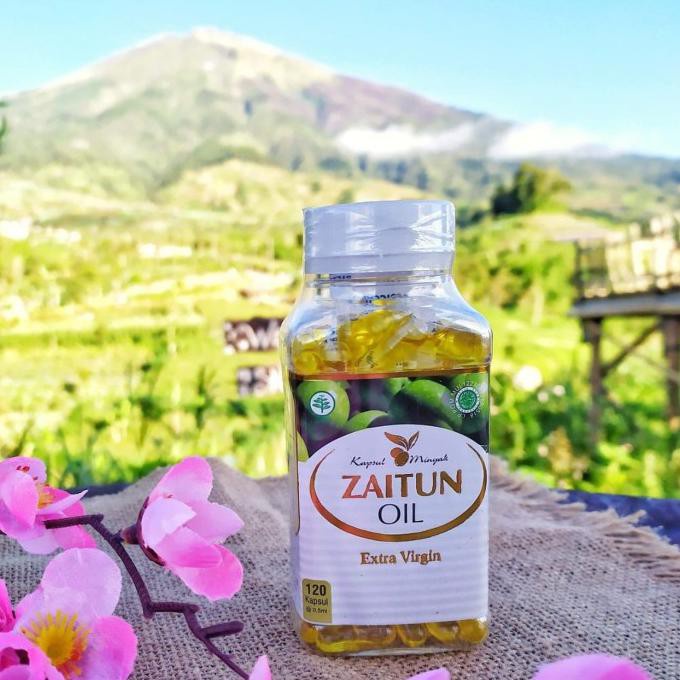 Jual Kapsul Minyak Zaitun 120 Kapsul Herbal Indo Utama 100% Extra Virgin HIU | Shopee Indonesia