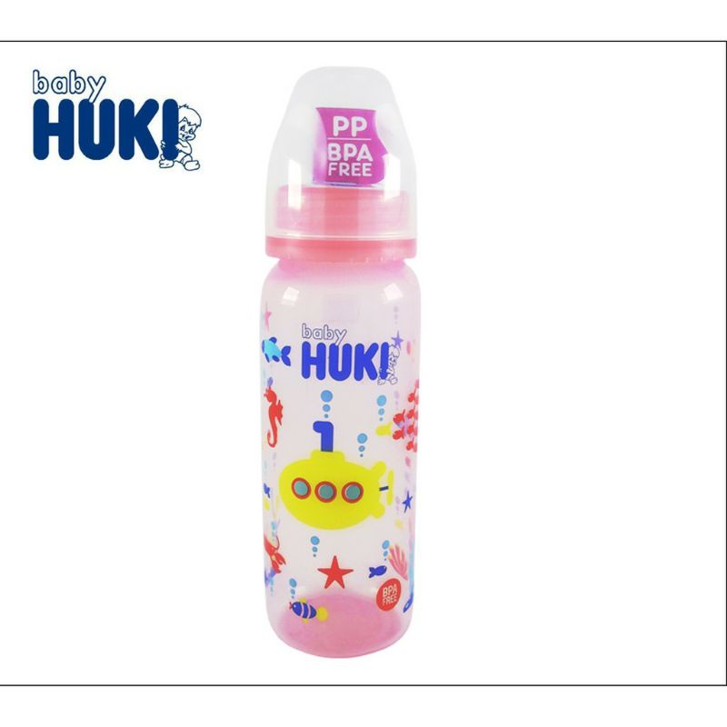 Jual HUKI BOTOL PP SP ROUND WARNA PINK 240 ML | Shopee Indonesia