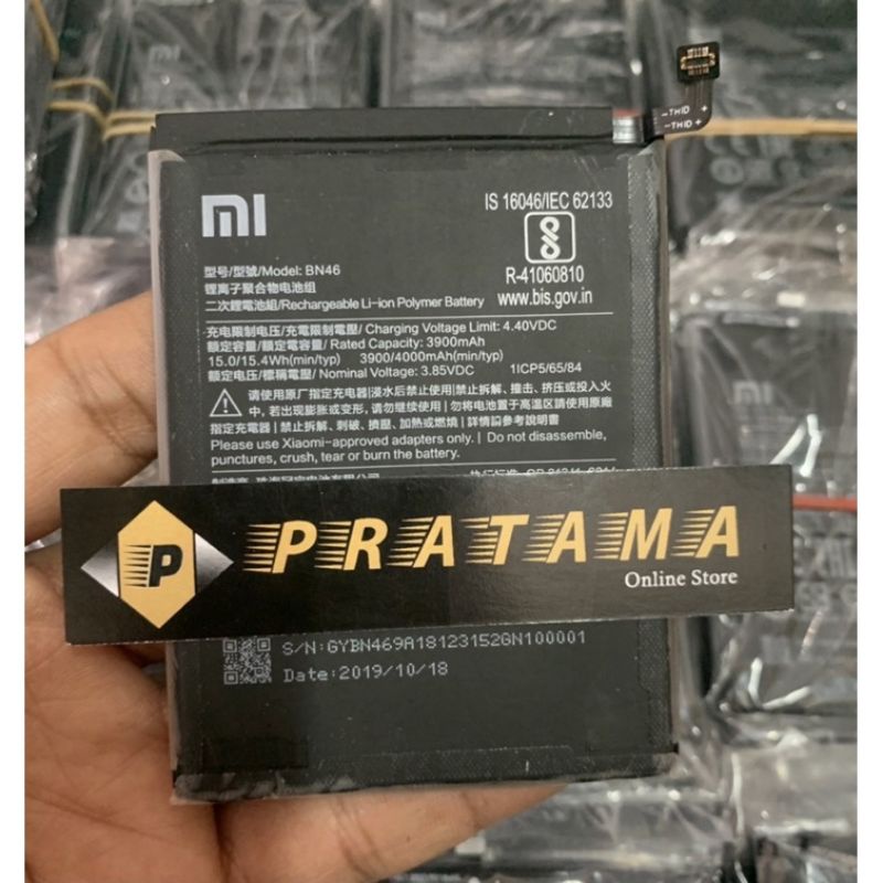 Jual Batre Baterai Battery Xiaomi Redmi7/Note8 BN46 Original copotan ...
