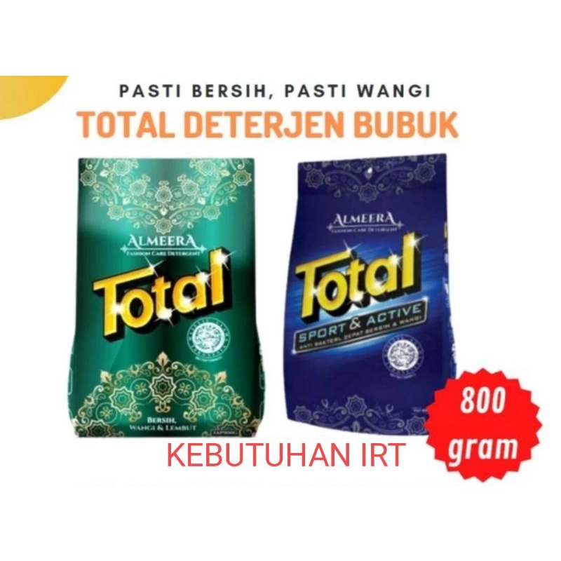 Jual Total almeera deterjen bubuk 800gram | Shopee Indonesia