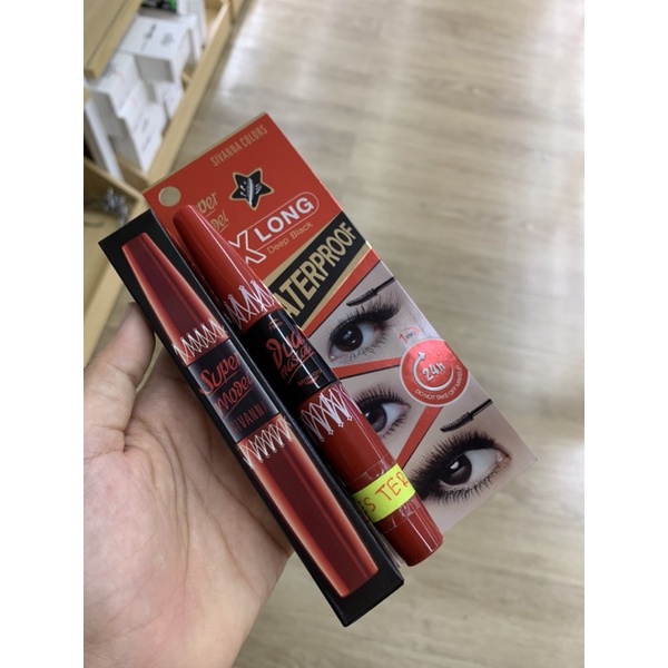 Jual MASKARA 5X LONG DEEP BLACK BY SIVANNA COLORS THAILAND | Shopee ...