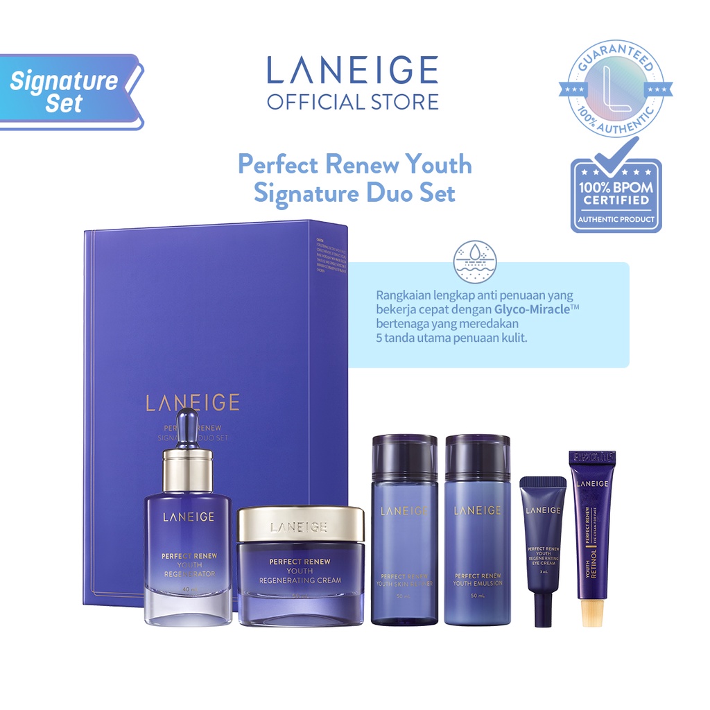 Jual Laneige Perfect Renew Signature Duo Set | Shopee Indonesia