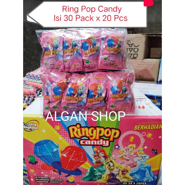 Jual Ring Pop Candy gula2 permen jadul lollypop Lolly | Shopee Indonesia
