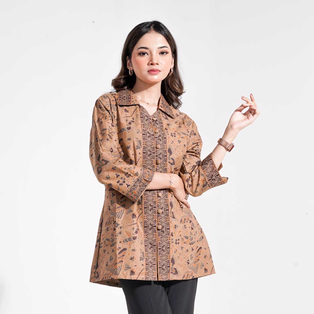 Jual Margaria Batik - Blouse Batik Wanita Motif Pekalongan - Bestari ...