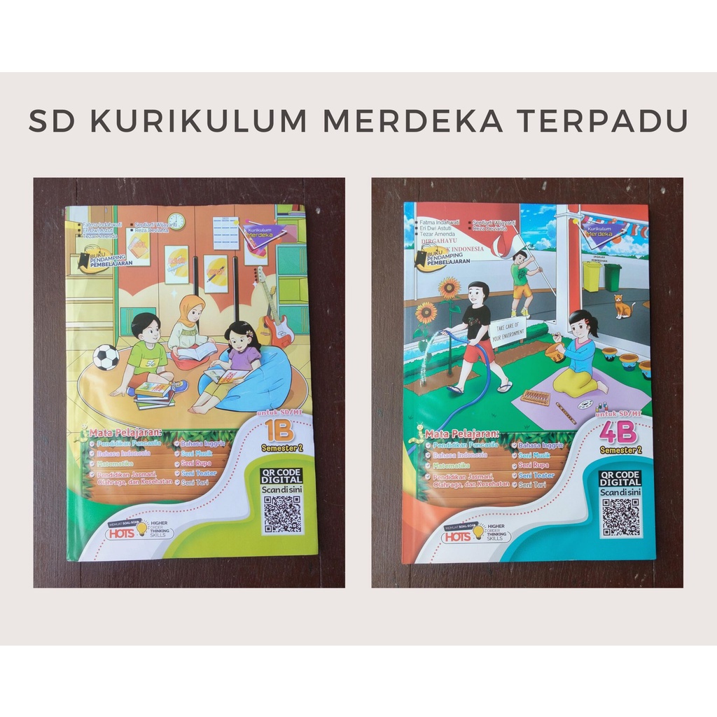 Jual Buku LKS SD Terpadu _ Kelas 1 dan 4 _ Genap K Merdeka | Shopee ...