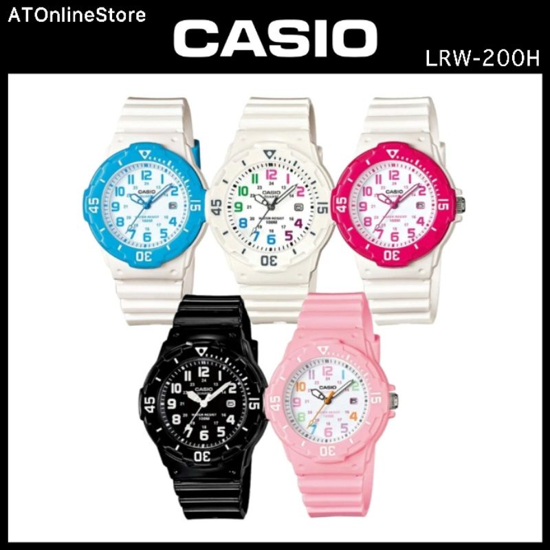 Jual Jam Tangan Wanita Casio LRW 200H 1B 2B 4B 4B2 7B ORIGINAL Resmi ...