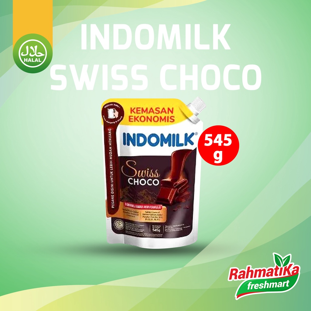 Jual Indomilk Kental Manis Swiss Choco/Cokelat 545 gr (Pouch) | Shopee ...