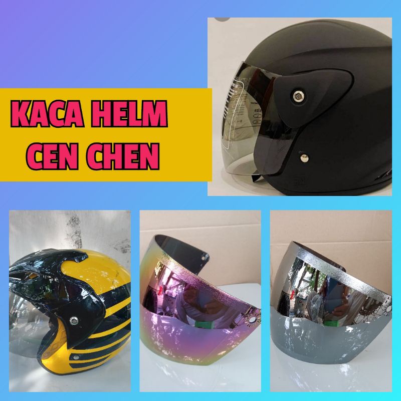 Jual kaca helm cen chen/ kaca evolution/ kaca universal murah | Shopee ...