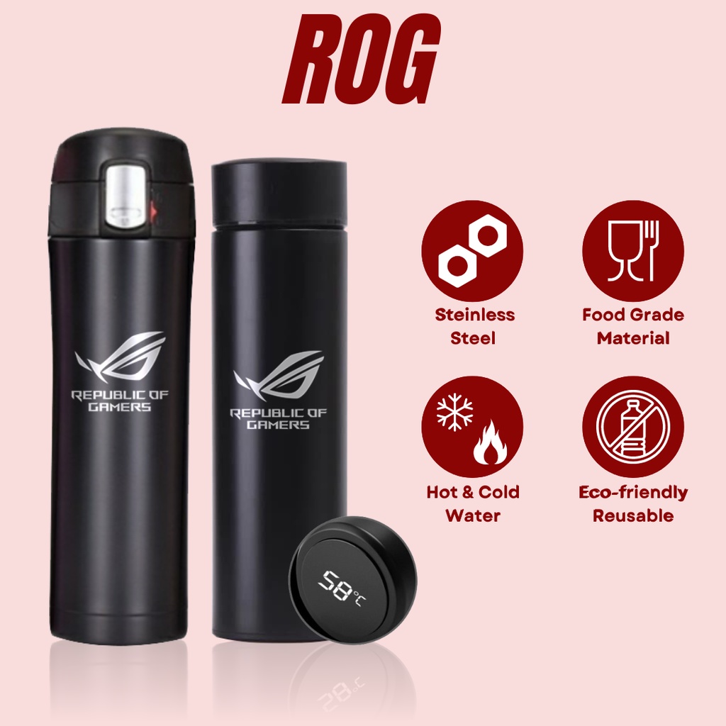 Jual ROG - TUMBLER TERMOS CUSTOM DESAIN LOGO REPUBLIC OF GAMERS ROG ...
