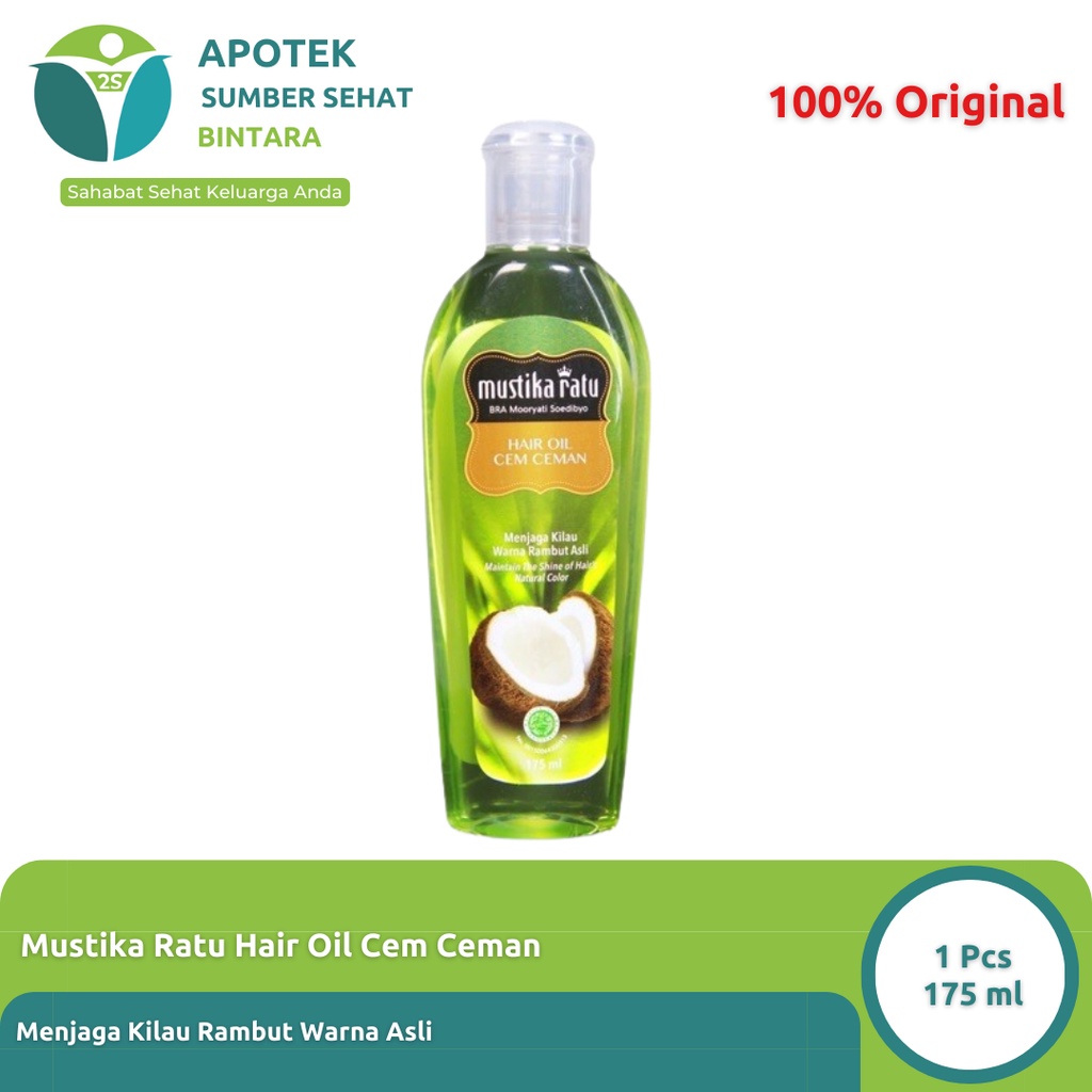 Jual Mustika Ratu Hair Oil Cem Ceman 175 ml | Shopee Indonesia