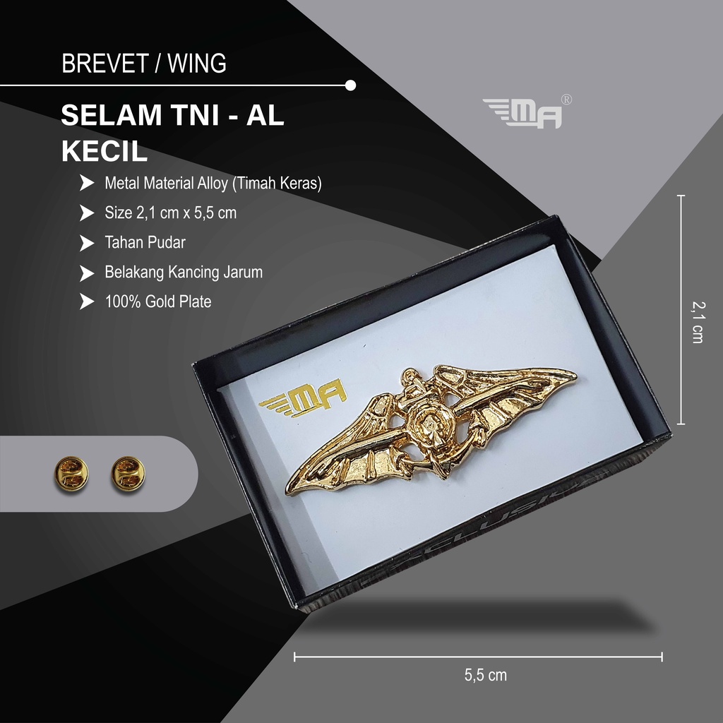 Jual WING SELAM TNI AL KECIL PIN | Shopee Indonesia