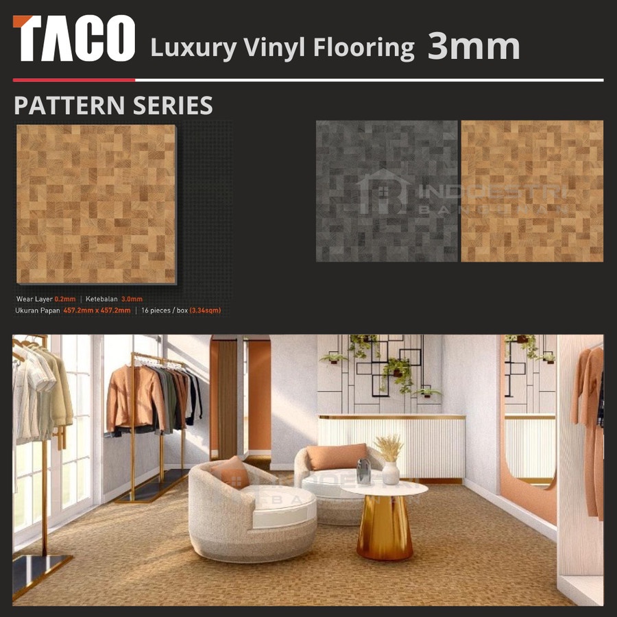 Jual Taco Lantai Vinyl Motif Mozaic 3mm / Vinyl Taco 3mm Pattern Series ...