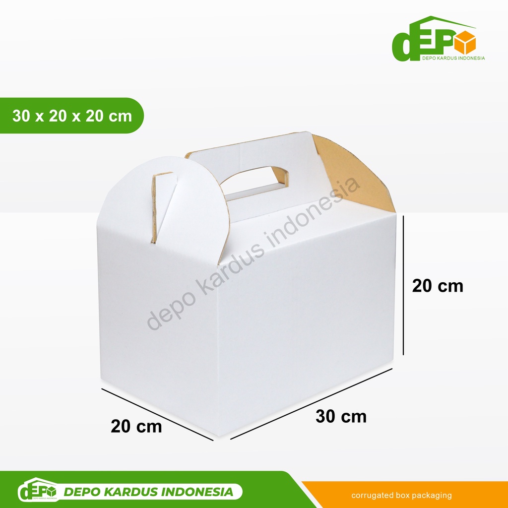 Jual Depo Box 30x20x20 cm Jinjing (Pasesi) Kardus/kartonPolos/buah ...