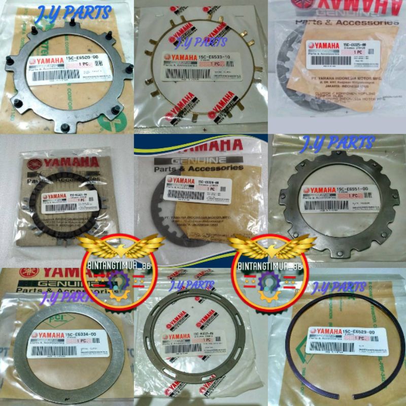 Jual komponen kampas dan plat kopling lexam original yamaha 15C | Shopee Indonesia
