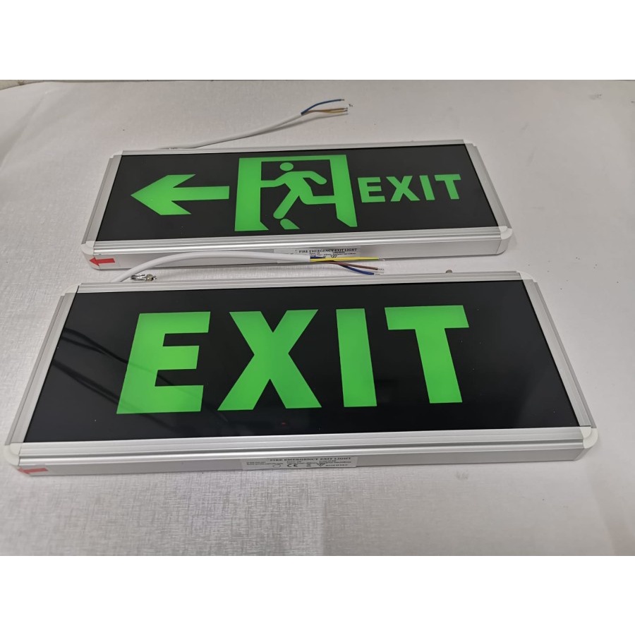 Jual LAMPU EXIT / EXIT ORANG LARI KACA | Shopee Indonesia