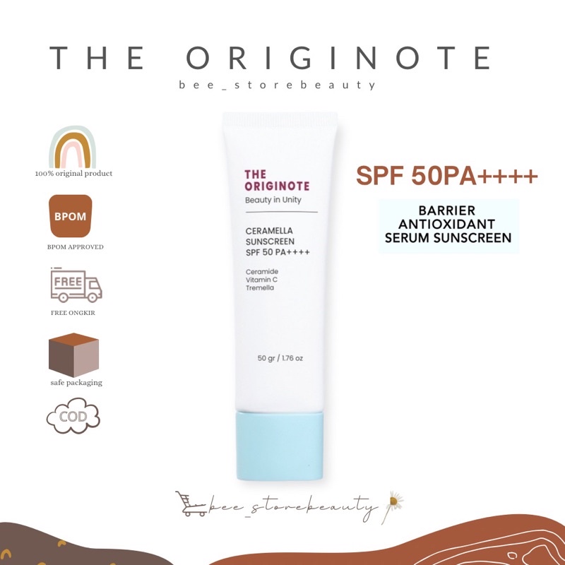 Jual The originote - the originote ceramella sunscreen SPF 50PA ...