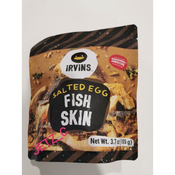 Jual Irvins Fish Skin salted egg 105g | Shopee Indonesia