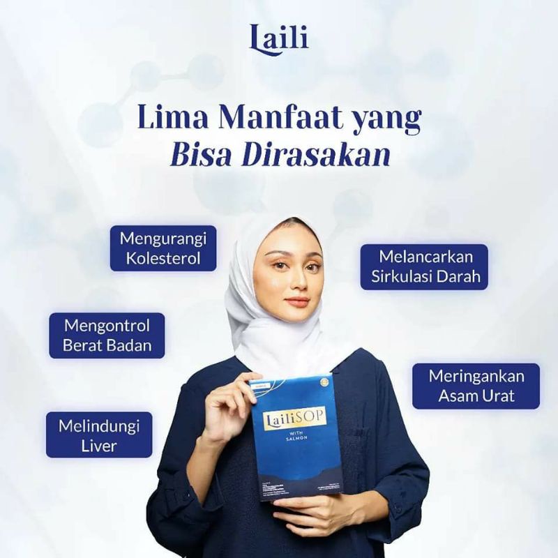 Jual Laili SOP suplemen kesehatan salmon ovary paptide termurah original | Shopee Indonesia