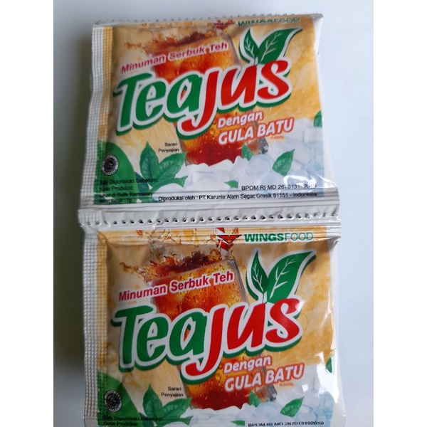 Jual Teh / Tea Jus Gula Batu/ Teajus Gula Batu kemasan renteng | Shopee ...