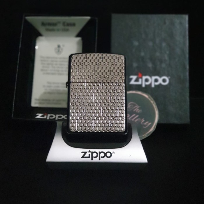 Jual 49021 ORIGINAL ZIPPO ARMOR HEXAGON DESIGN | Shopee Indonesia