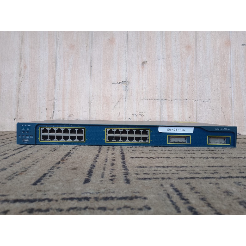 Jual Switch Hub Cisco Catalyst 2950 24 Port Fungsi Normal Siap Pakai ...