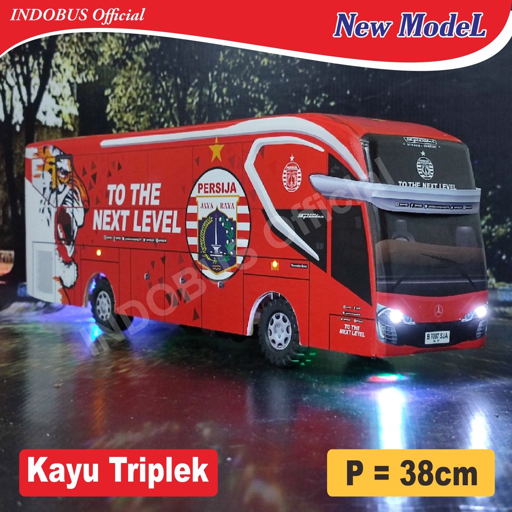 Jual INDOBUS Mkiniatur Bus Bis PERSIJA Skylander R22 | Shopee Indonesia