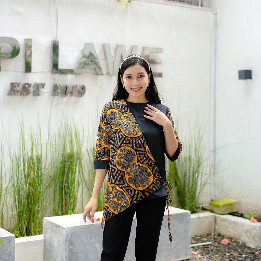 Jual Benang Raja Atasan Batik Kombinasi Sopal | Shopee Indonesia