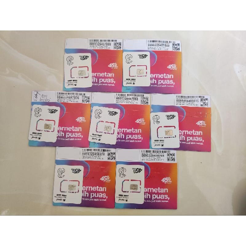 Jual kartu perdana 3 three tree siap pakai | Shopee Indonesia