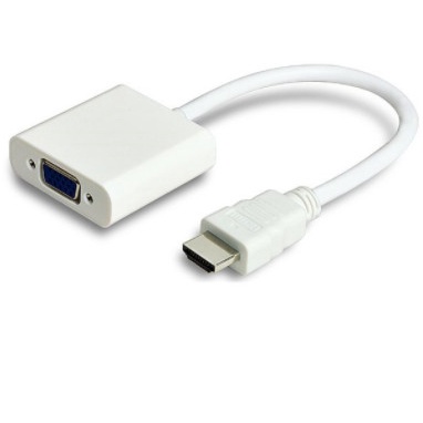 Jual KONVERTER / Converter HDMI TO VGA / KABEL HDMI TO VGA - Putih ...