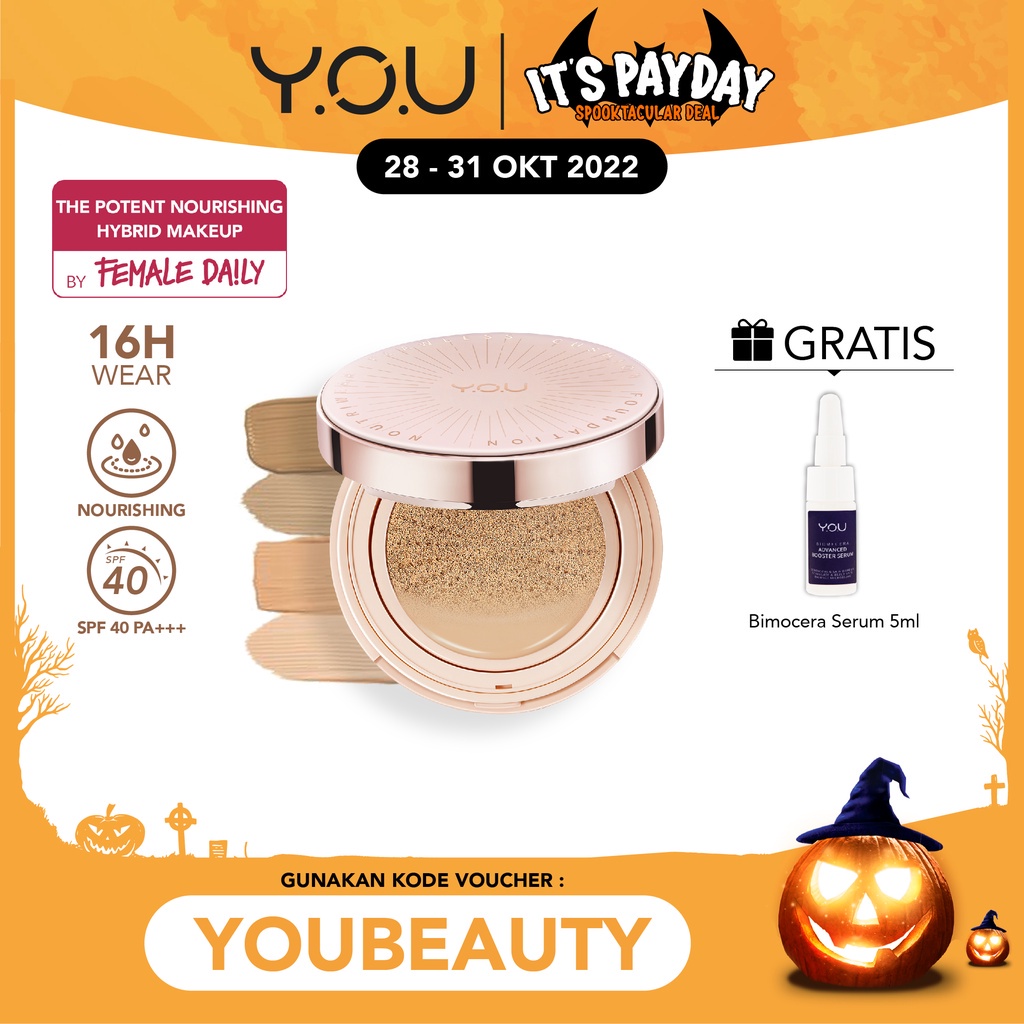 Jual YOU Noutriwear+ Flawless Cushion Foundation | Nourishing ...