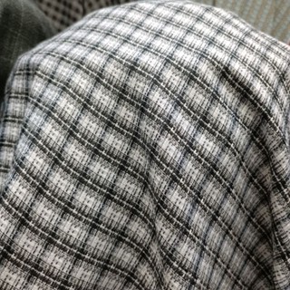 Jual BAHAN KAIN TWEED WOLL DASAR HITAM PUTIH ( HARGA UNTUK 0,5 METER ...