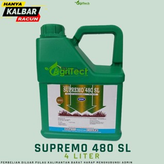 Jual HERBISIDA SUPREMO GOLD 480 SL 4 LT RACUN RUMPUT SISTEMIK GLIFOSAT ...