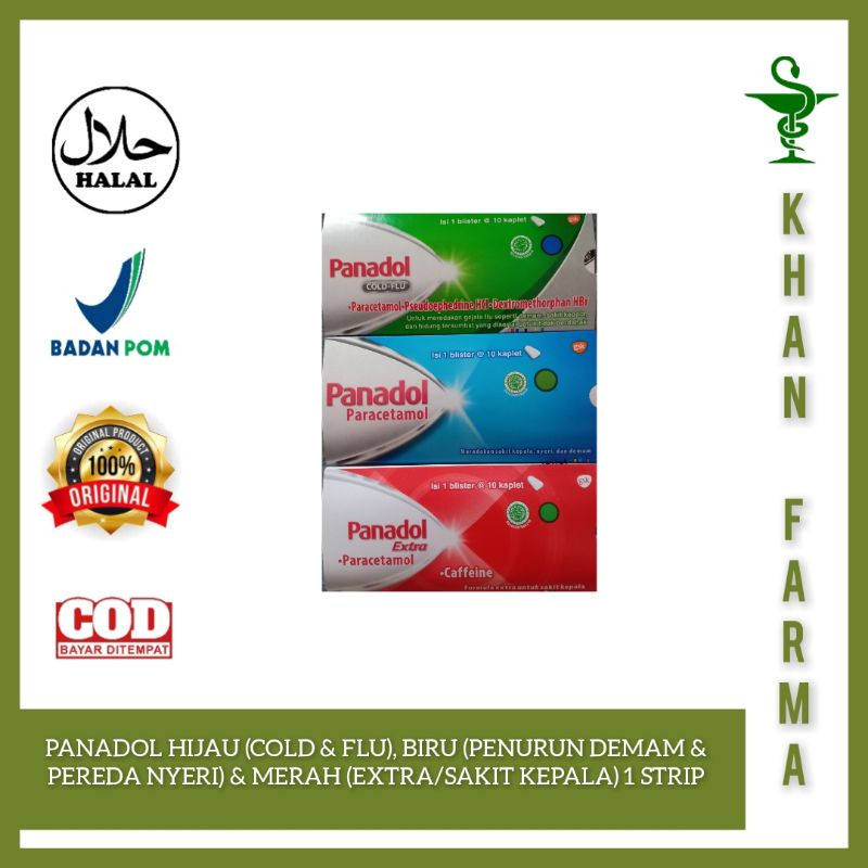 Jual PANADOL TABLET ALL VARIANT 1 STRIP ISI 10 TABLET | Shopee Indonesia
