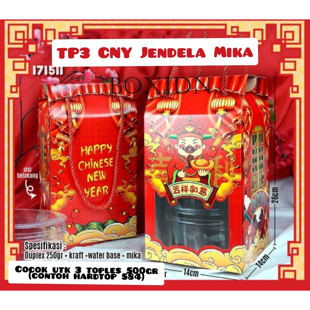 Jual Box Imlek 3 Toples 500gr Box Imlek Hardbox Box Imlek Cookies Box ...