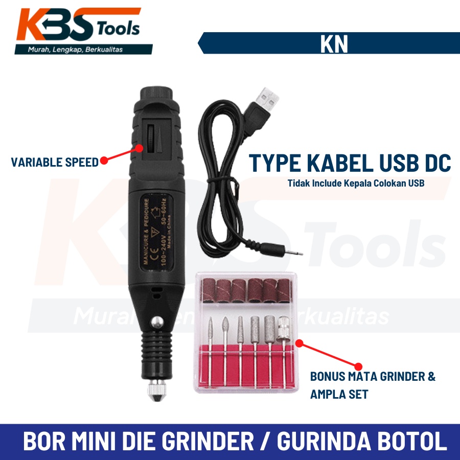 Jual Bor Tuner Mini Die Grinder + Mata Tuner dan Amplas - Gerinda Botol ...