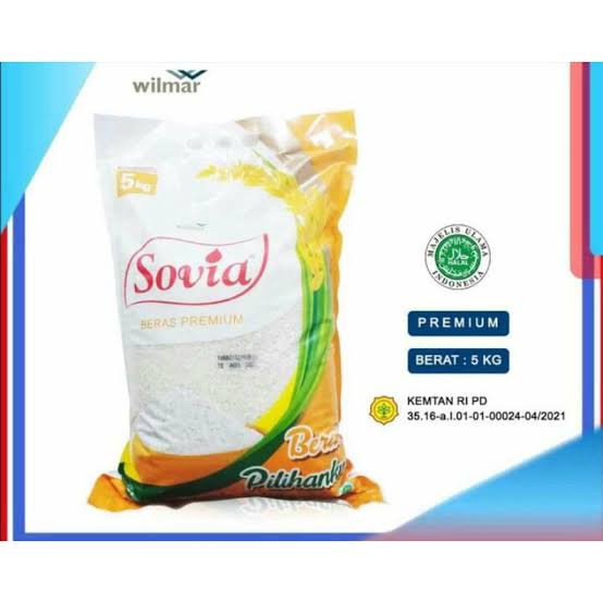 Jual Beras Premium Sovia 5kg | Shopee Indonesia