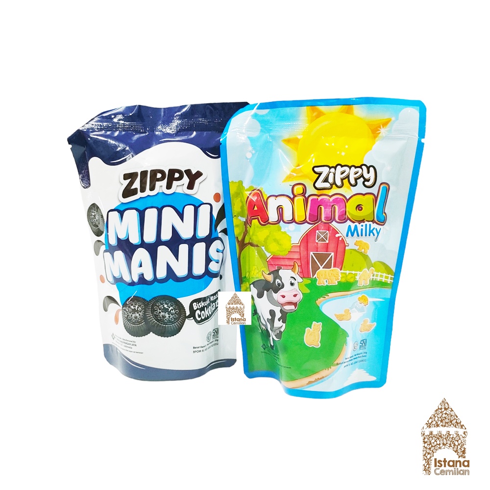 Jual ZIPPY Mini Manis / Animal Milk Biskuit Binatang 30 Gram | Shopee ...