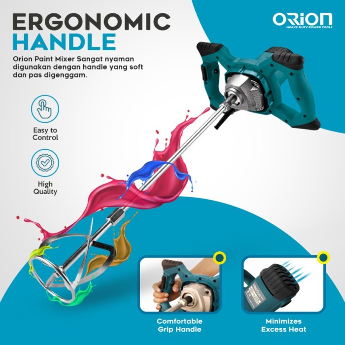 Jual ORION MESIN PENGADUK CAT SEMEN / PAINT MIXER MX-001 VARIABLE SPEED ...