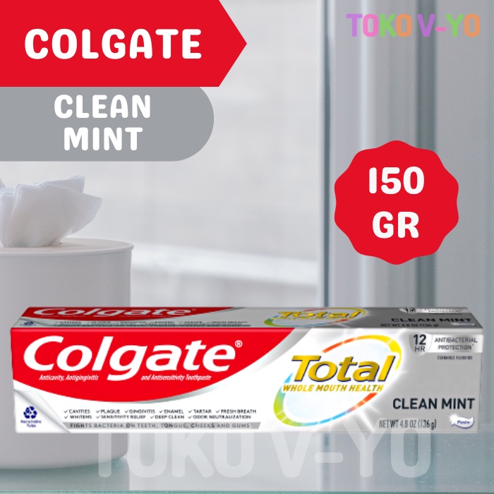 Jual Colgate Professional Total 12 Clean Mint 150 gr - Pasta Gigi ...