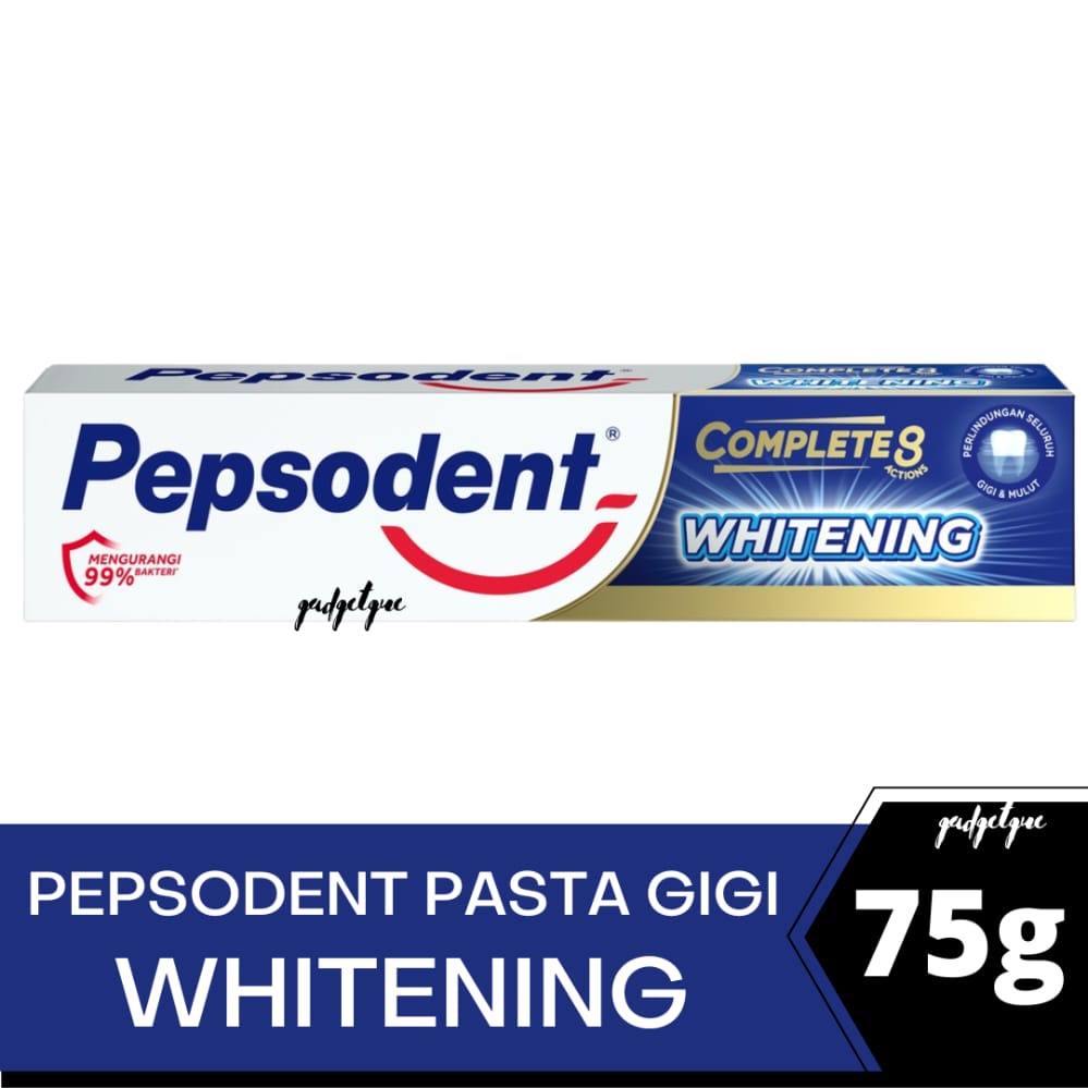 Jual pasta gigi pepsodent Complete 8 Plus Whitening pepsodent 75 gr ...